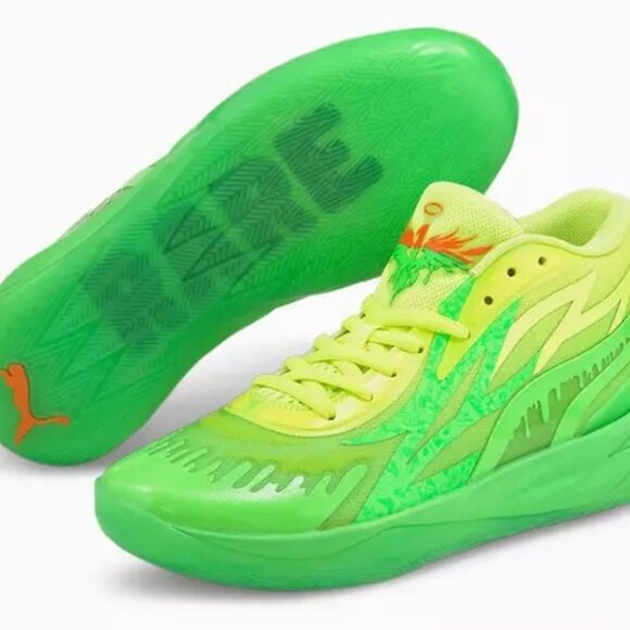 Puma | Shoes | Puma Mb2 Nickelodeon Slime Basketball Sneakers Size 0 ...